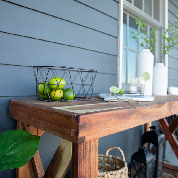 Acacia Console Table by Backyard Discovery – The Backyard Guys