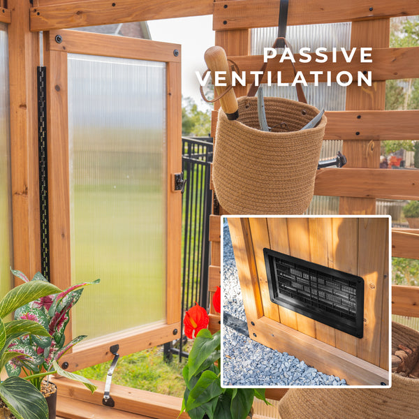 11x7 Bellerose Greenhouse by Backyard Discovery – The Backyard Guys