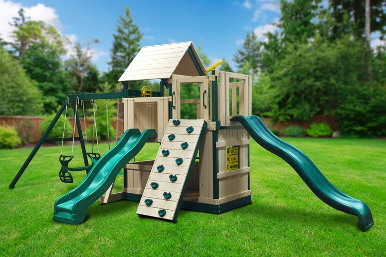 Congo Safari Swing Set - The Backyard Guys