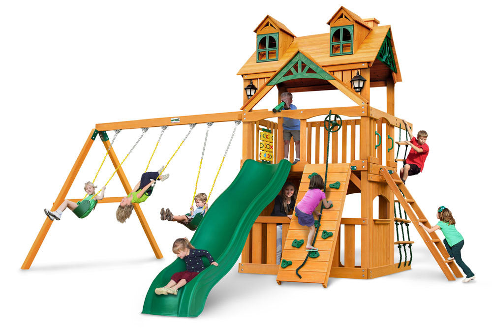 Malibu Clubhouse Swing Sets - Gorilla Playsets – The Backyard Guys